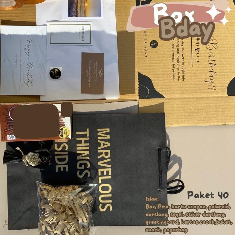 Jual BOX HAMPERS BIRTHDAY KOTAK KADO ULANG TAHUN HAMPERS GIFT BOX PAKET ...