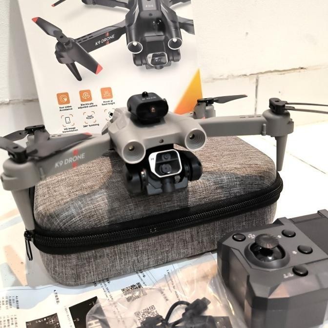 Jual drone K9 PRO ESC camera 4K optical flow obstacle avoidance dua ...