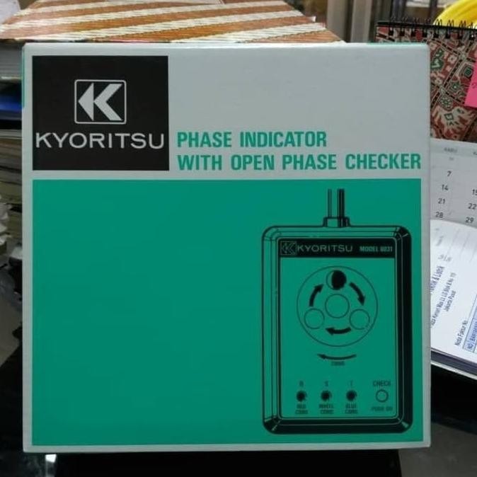 Jual Kyoritsu 8031 3 Phase Sequence Rotation Checker Alat Ukur Original ...