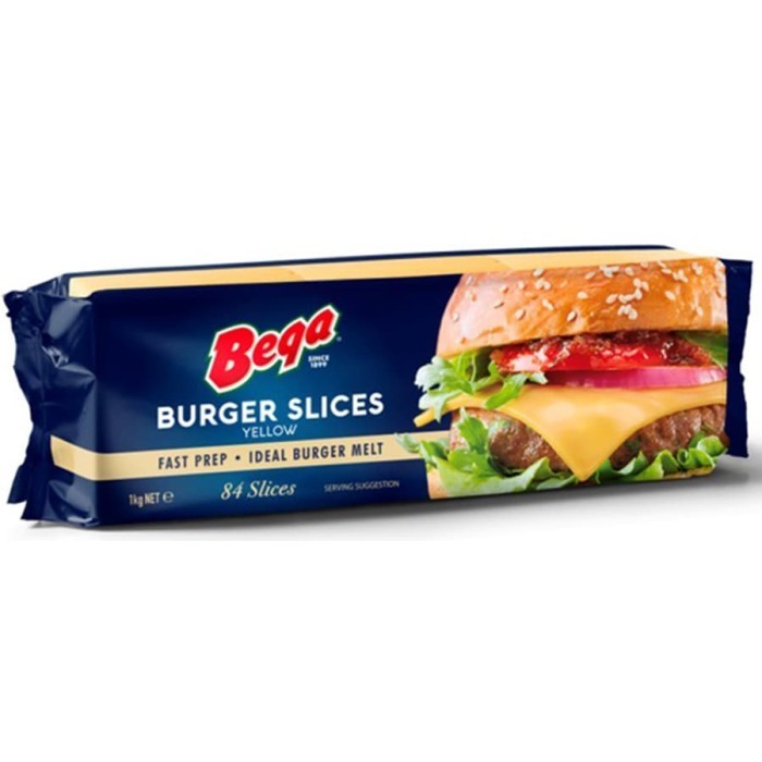 Jual Red Cheddar Cheese Slice Burger Bega 1 Kg Isi 84 Lbr | Shopee ...