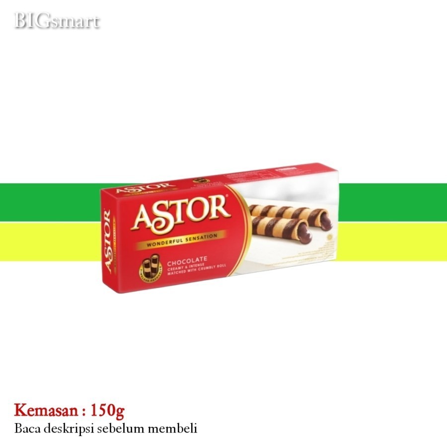 Jual ASTOR Wafer Stick Double Chocolate 150 g | Shopee Indonesia