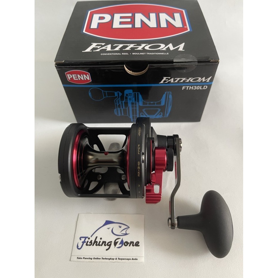 Jual Penn FATHOM Lever Drag OH Overhead Jigging Reel FTH30LD ...