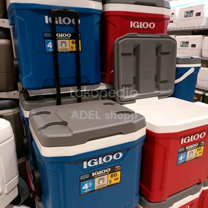 Jual Terjamin Box Ikan Igloo Cooler Box Latitude Roller Dengan Gagang ...