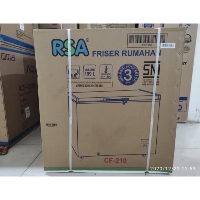 Jual Chest Freezer Rsa By Gea Cf 210 Cooler Box 199 Liter Low Watt ...
