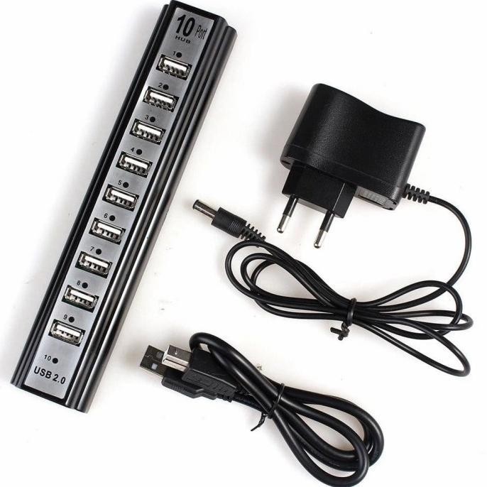 Jual HARGA DISC - USB HUB 10 Port Terminal USB / Perbanyakan 10Port ...