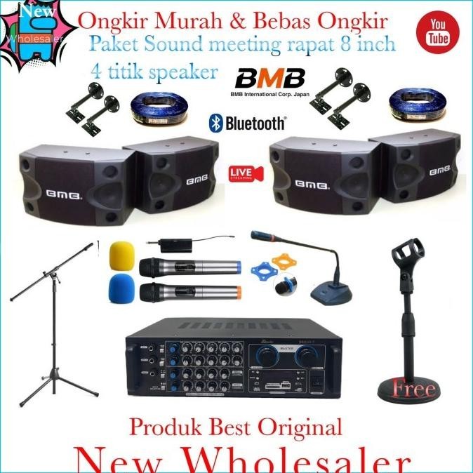Jual Jual! Paket Sound System Bmb Meeting Rapat 8 Inch 4 Titik Original ...