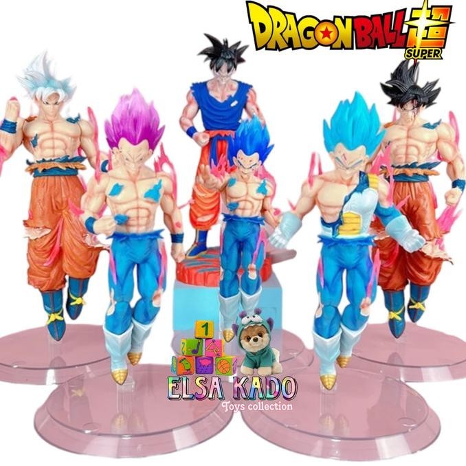 Jual Goku Ultra Instinct Vegeta Ultra Ego Action Figure Dragon Ball Z ...