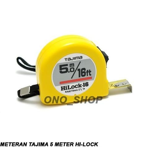 Jual Meteran Tajima 5 Meter Hi-Lock (Original Japan) | Shopee Indonesia