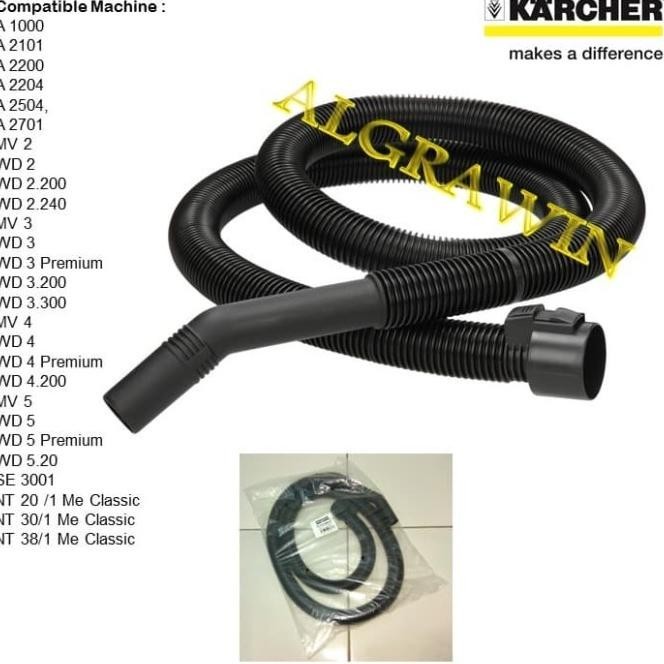 Jual Karcher Selang Vacuum Suction Hose For A2405 A2701 Wd2 Wd3 Wd5 ...