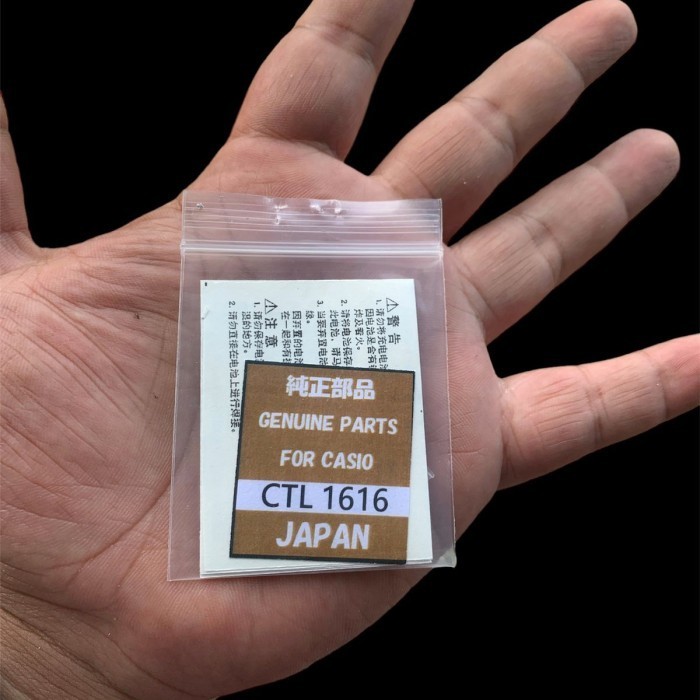 Jual Batre Baterai Jam Tangan Original Casio Solar Ctl1616 Japan ...
