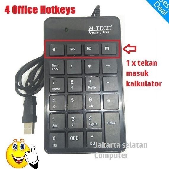 Jual Keyboard Numeric- Keypad M-Tech- Numpad M-Tech | Shopee Indonesia