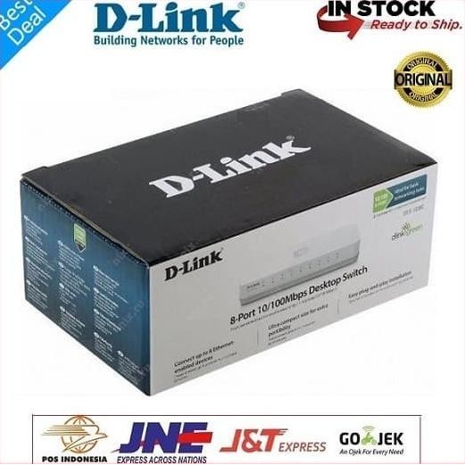 Jual Switch Hub Desktop D-Link 8 Port DES-1008C Garansi Resmi DLINK ...