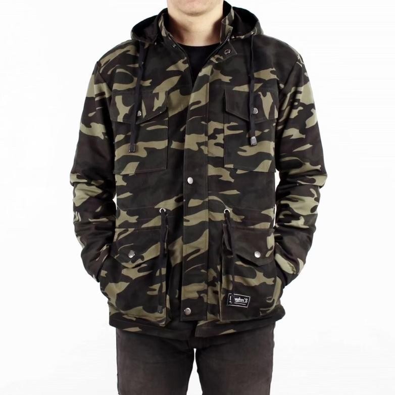 Jual Jaket Parka Loreng Army (Cod) | Shopee Indonesia