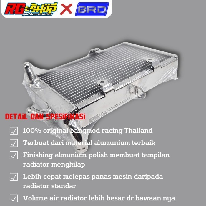Jual Radiator Almu/Almunium Yamaha Xmax Brd Thailand Murah | Shopee ...