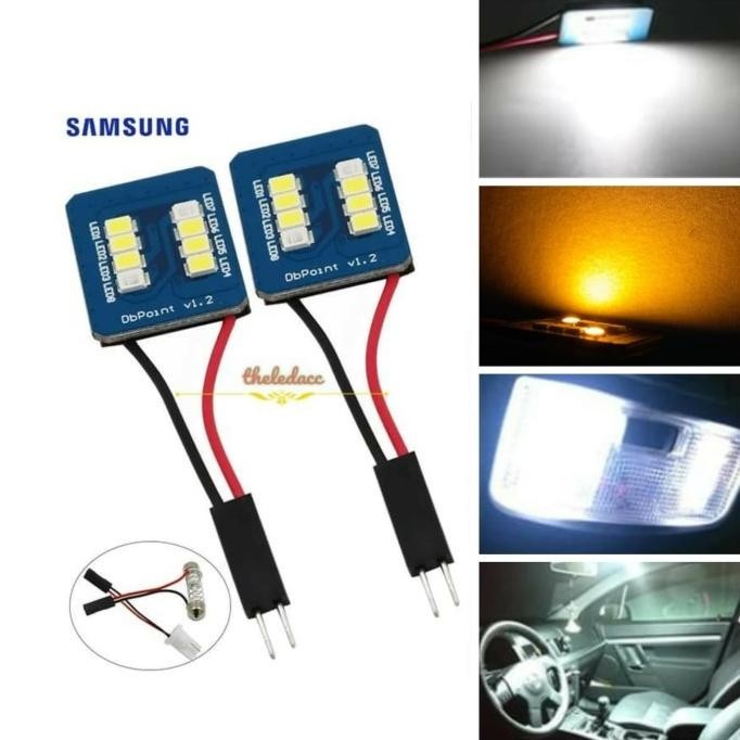 Jual LAMPU KABIN PLAFON LED UNIVERSAL WITH WELCOME LIGHT ORANGE PUTIH ...