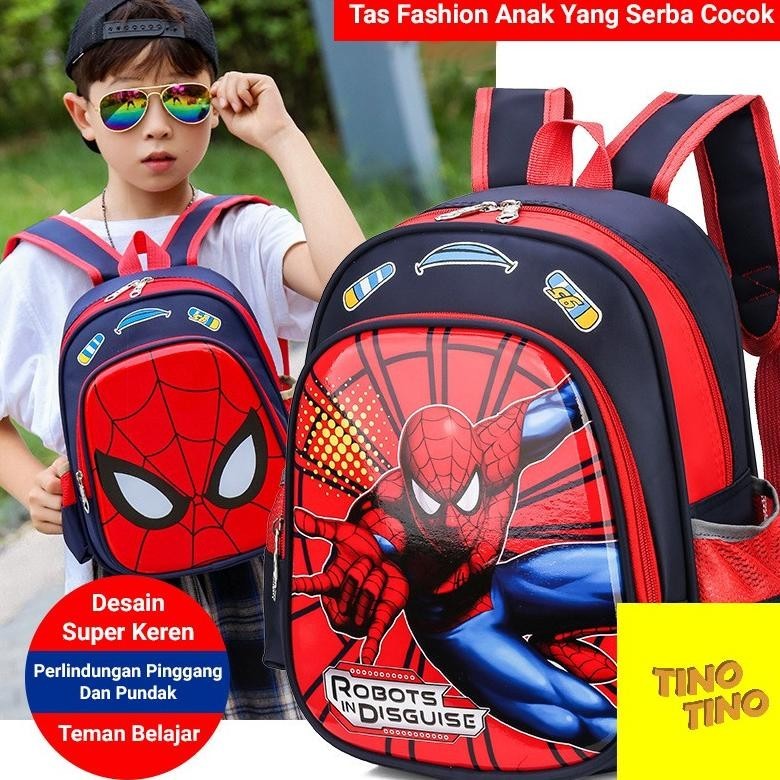 Jual Cjbp-S Tino Tino Tas Ransel / Backpack / Sekolah Anak Laki-Laki Karakter Superhero 3D ...