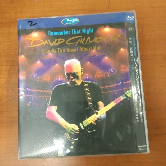 Jual David Gilmour-Remember That Night 2 Disc BR HK | Shopee Indonesia