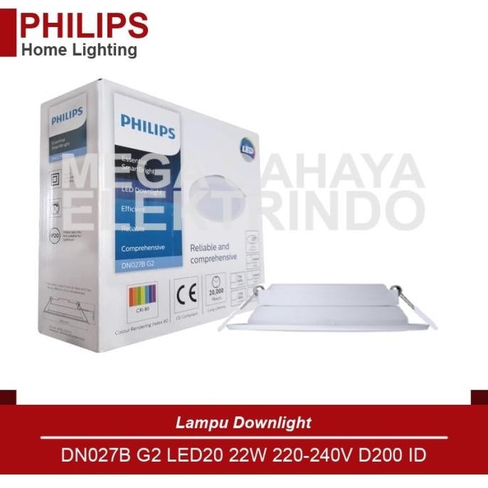 Jual HARGA DISC - PHILIPS LED Downlight DN027B G2 LED20 - 22W - 8 Inch ...