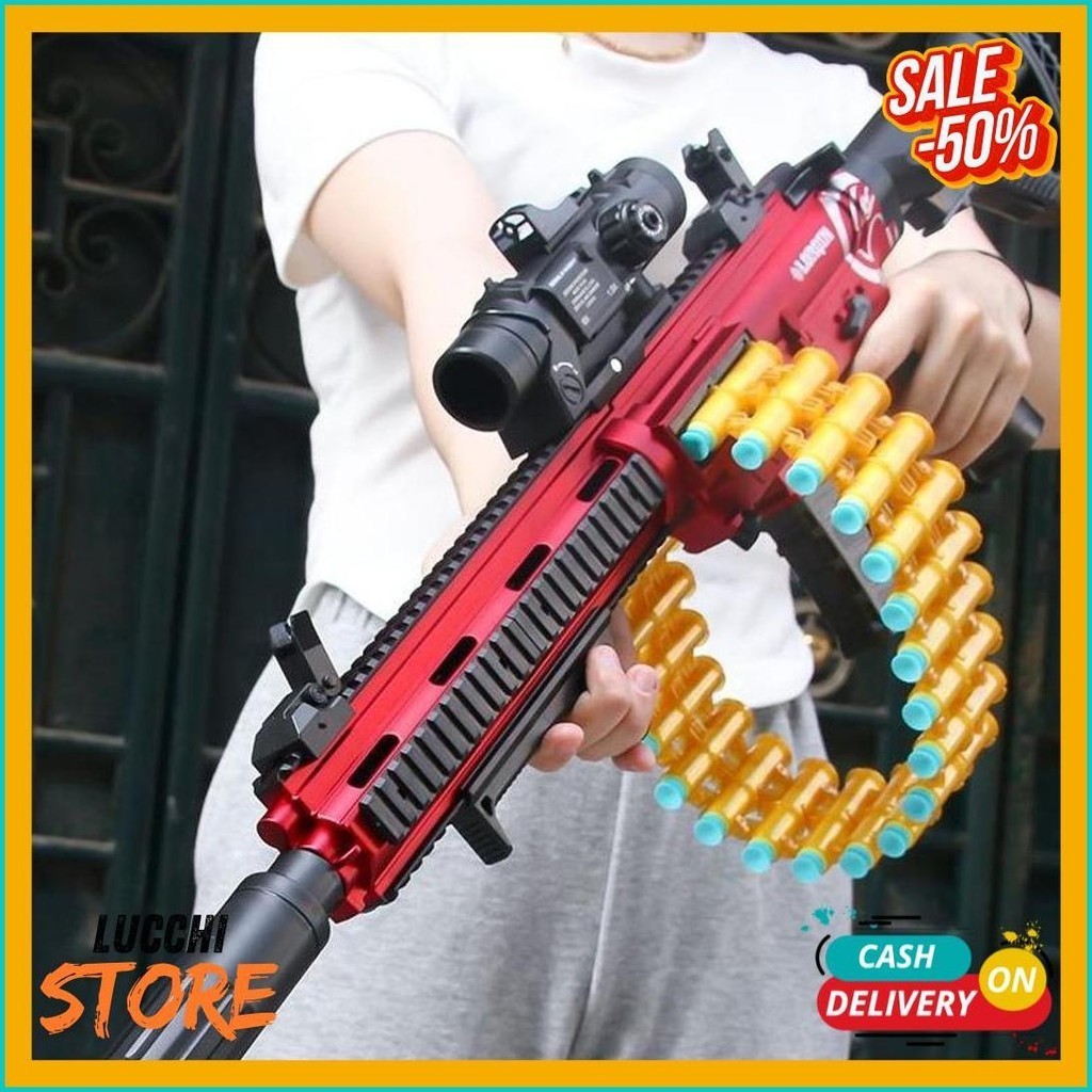 Jual Mainan Anak Toy Gun M416 Assault Rifle Tembakan Eva Soft Bullet ...