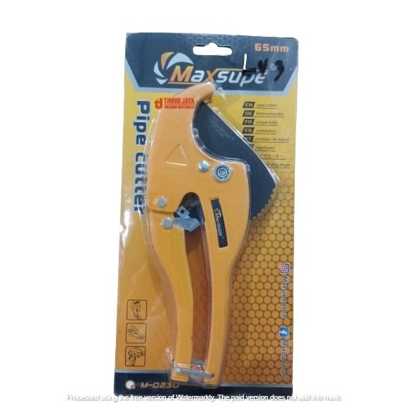Jual Maxsupe Gunting Pipa Pvc Pipe Cutter 63 Mm Tekiro | Shopee Indonesia