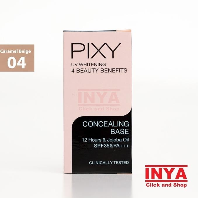 Jual PIXY UV WHITENING CONCEALING BASE 04 CARAMEL BEIGE 9gr | Shopee ...
