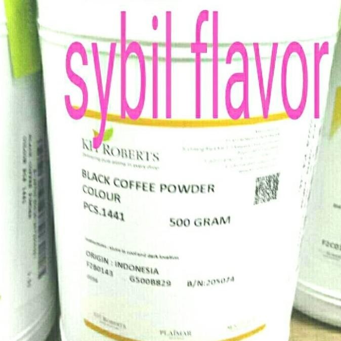 Jual [Ready] Black Coffee Powder Colour Kh Roberts 1 Kg | Shopee Indonesia