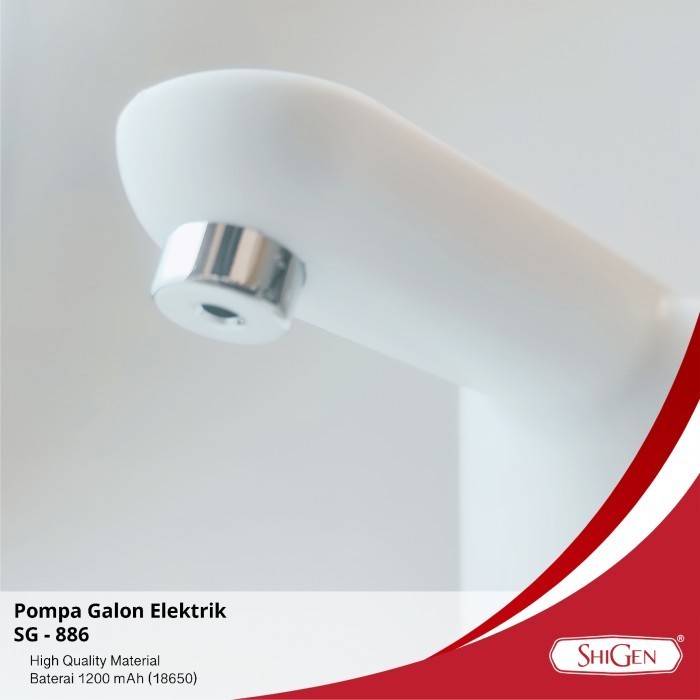 Jual Pompa Galon Elektrik Recharge + Kualitas Air Shigen Sg-886 | Shopee Indonesia