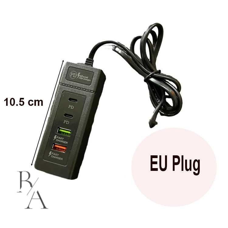 Jual BA27 AUW Charger USB Adaptor Fast Charging Station Dock 4 Port 95 ...