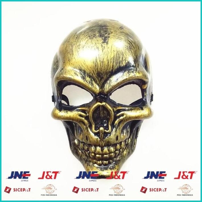 Jual BISMILLAH TOSK TOPENG SKULL TENGKORAK HALLOWEEN MASK HANTU SETAN E ...