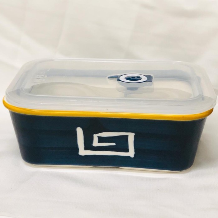 Jual CERAMIC LUNCH BOX WITH SEAL RECTANGULAR SHAPE WITH DIVIDERS UG-186 ...