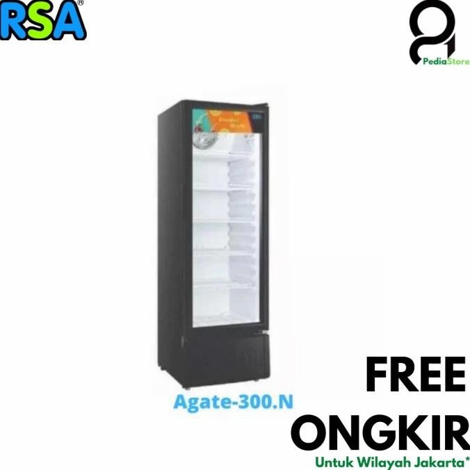 Jual [Baru] Rsa Display Cooler Agate-300N Showcase Chiller Agate300N ...