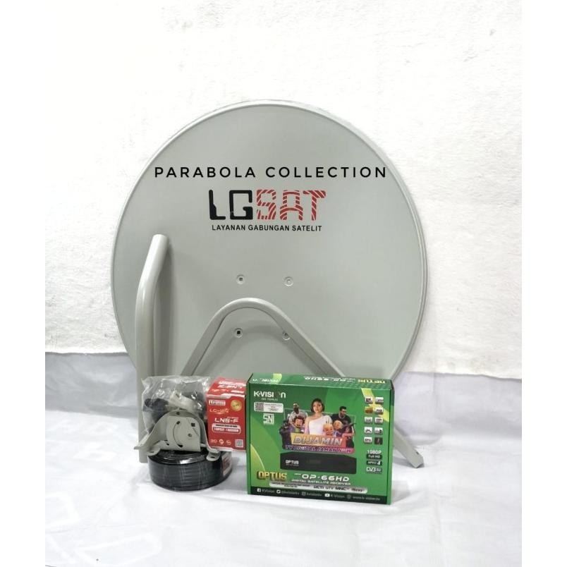 Jual [Ready] Parabola Lgsat Abu 60Cm + Receiver Optus - Parabola Mini ...