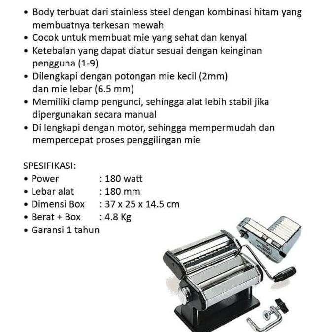 Jual SIGNORA Noodle Maker Motor | Shopee Indonesia