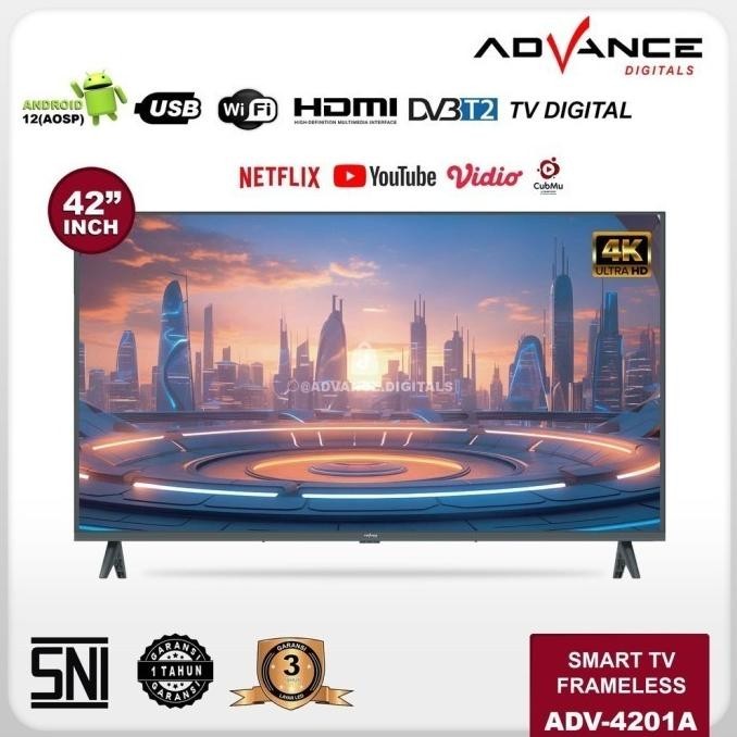 Jual [Baru] Android Tv 42" Inch Panel Lg Advance Adv 4201A Smart Tv ...
