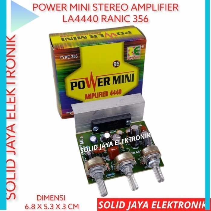 Jual KIT POWER MINI AMPLIFIER LA4440 LA 4440 MONO 12V DC PLUS TONE ...