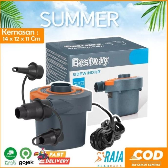 Jual Bestway 62139 Pompa Angin Listrik Original Electric Pump | Shopee Indonesia