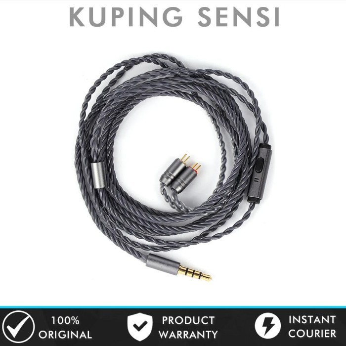 Jual Tripowin Grace Dsp Kabel With Mic Silver Plated Upgrade Cable ...