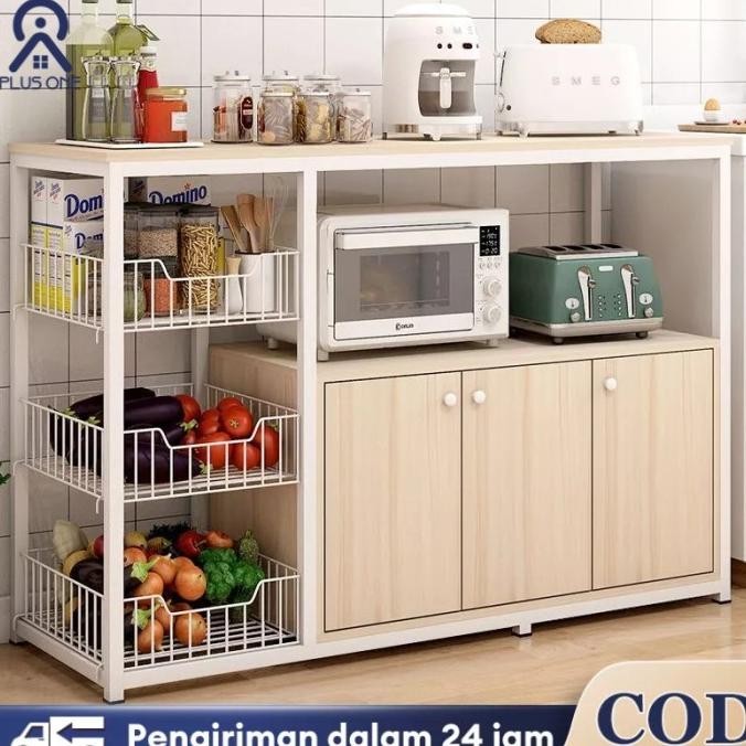 Jual Lemari Dapur Serbaguna Rak Dapur Meja Dapur Rak Oven Dapur Meja ...