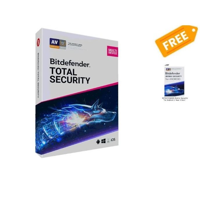 Jual Bitdefender Total Security Multi Device 1 Year 5pc | Shopee Indonesia