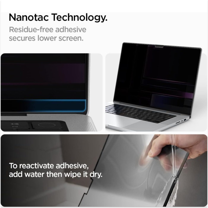 Jual Screen Protector Macbook Air Pro 16/14/13 M3/M2 2024 Spigen Safe ...