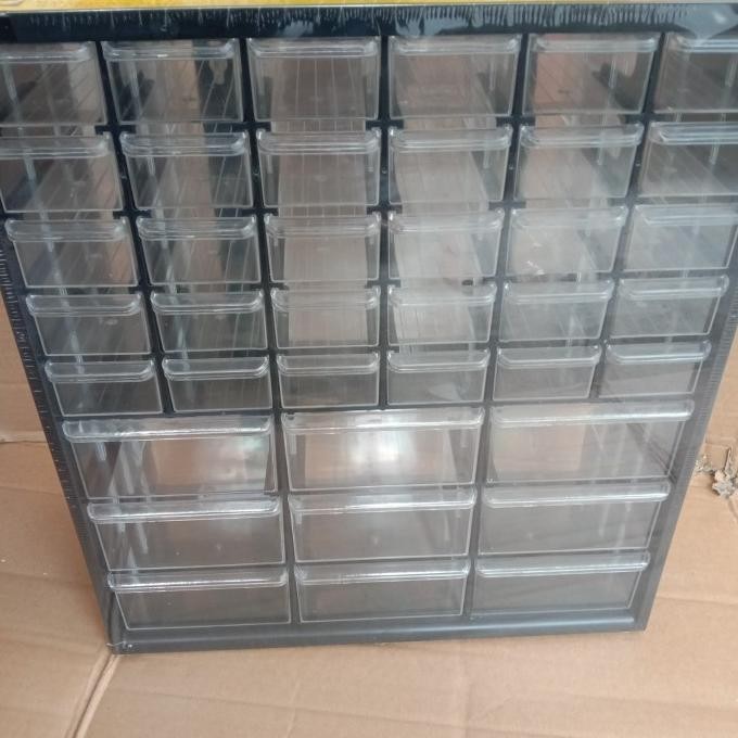 Jual SELLERY Rak Komponen 39 Laci | Rak Susun 39 Susun Rak Drawers 39 ...