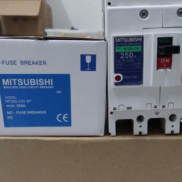 Jual MCCB NFB breaker Mitsubishi NF-250CW NF250CW NF250-CW 250A ...
