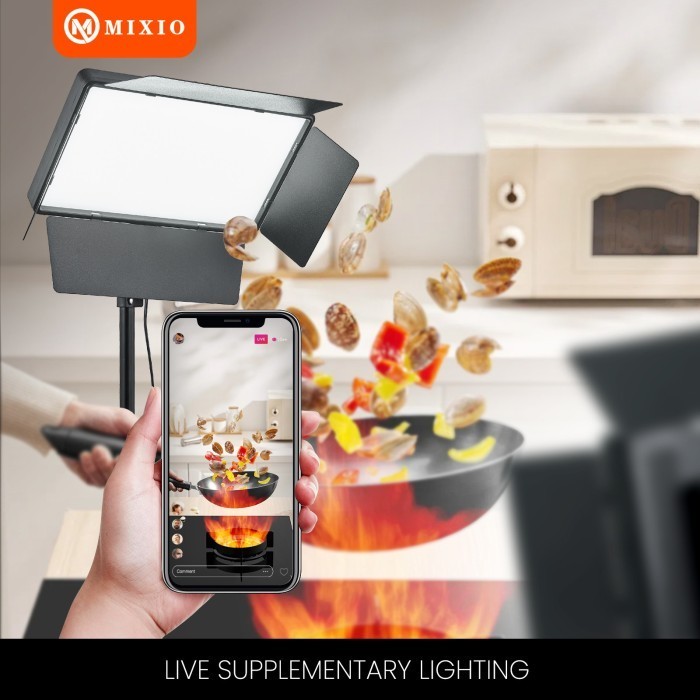 Jual Mixio Pl200 14" Lampu Foto Led Video Light Live Streaming ...