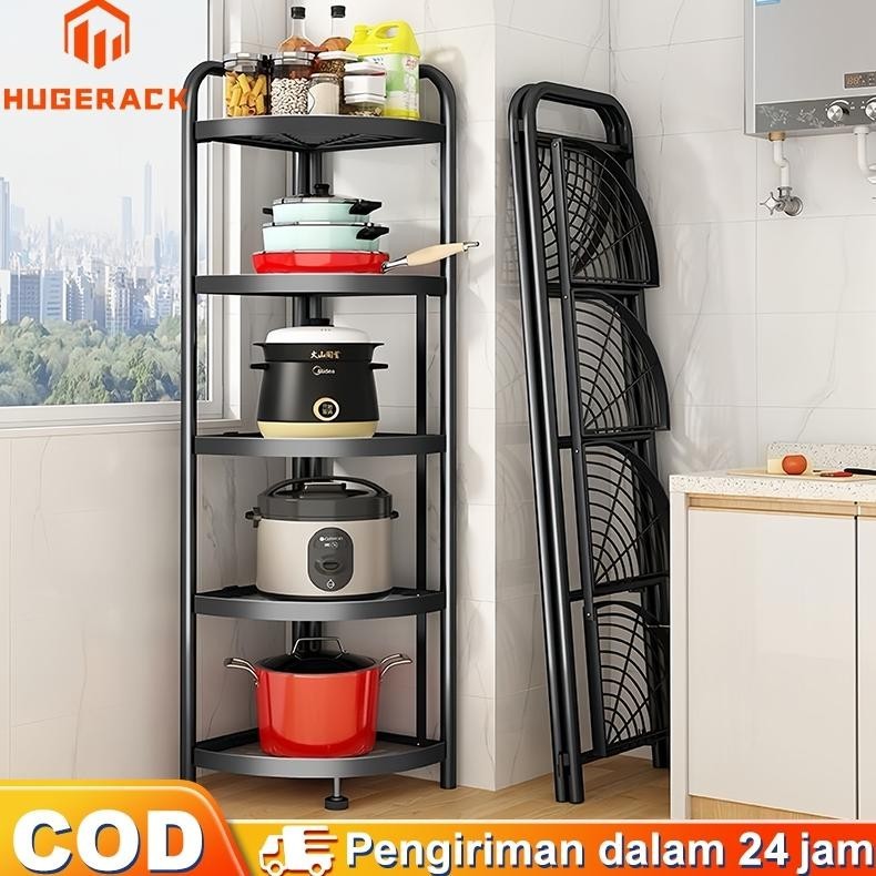 Jual Rak Sudut Segitiga Yang Dapat Dilipat/Rak Dapur Lipat /Rak Kamar ...