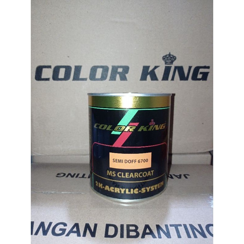Jual Clear coat color king SEMI DOFF vernis semi terlaris 6700 1kg full ...