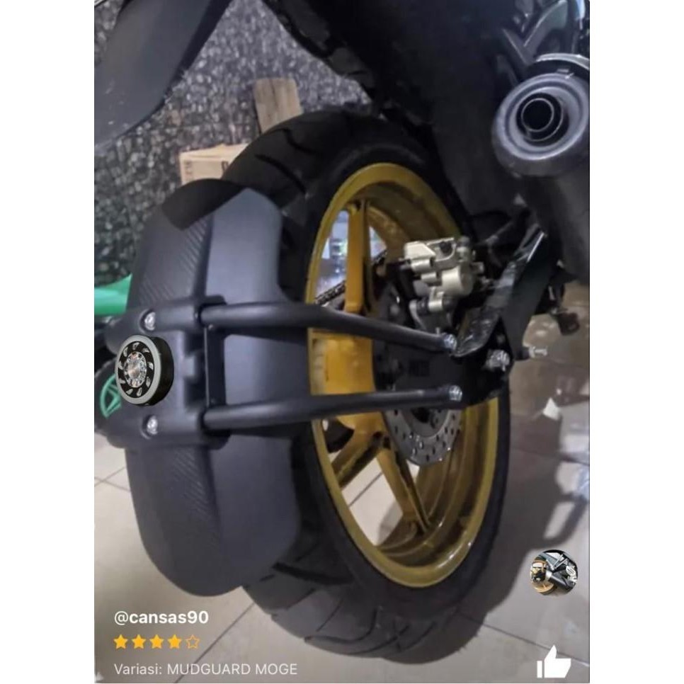 Jual Yamaha xsr 155 mudguard xsr MHR penahan cipratan air ban xsr MHR Original | Shopee Indonesia