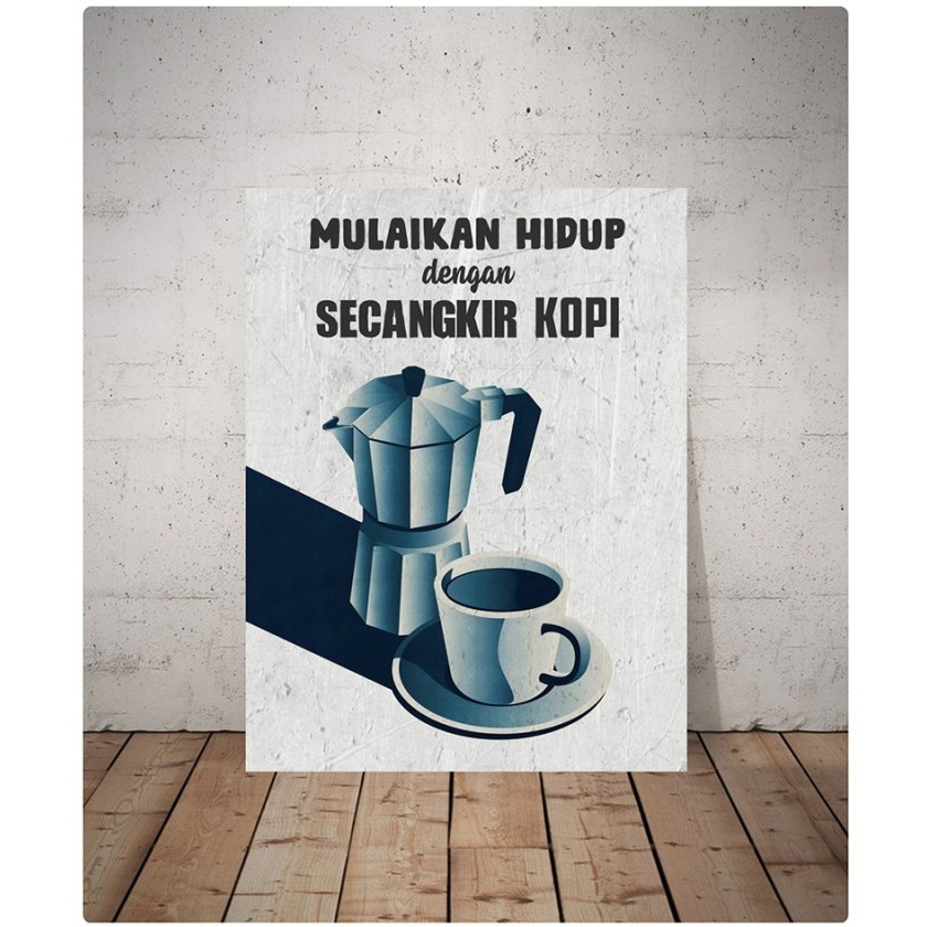 Jual Poster Kopi Coffee Teko | Shopee Indonesia