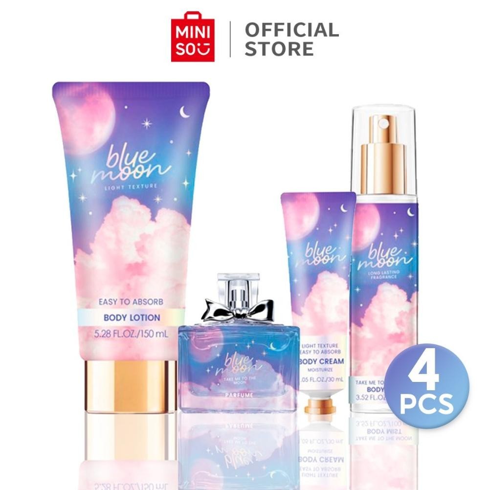 Jual Berkualitas Miniso Parfum Paket 4Pcs Set Parfum Wanita + Hair Body ...