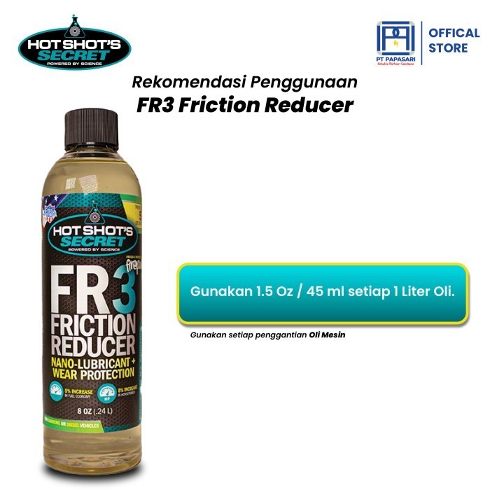 Jual Hotshot'S Secret Additive Oli Fr3 Friction Reducer 8 Oz / 236Ml ...