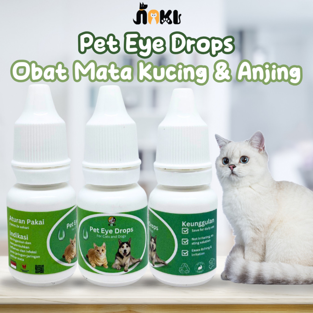 Jual [GROSIR] OBAT TETES MATA KUCING EYE DROPS OBAT SAKIT MATA KUCING ...